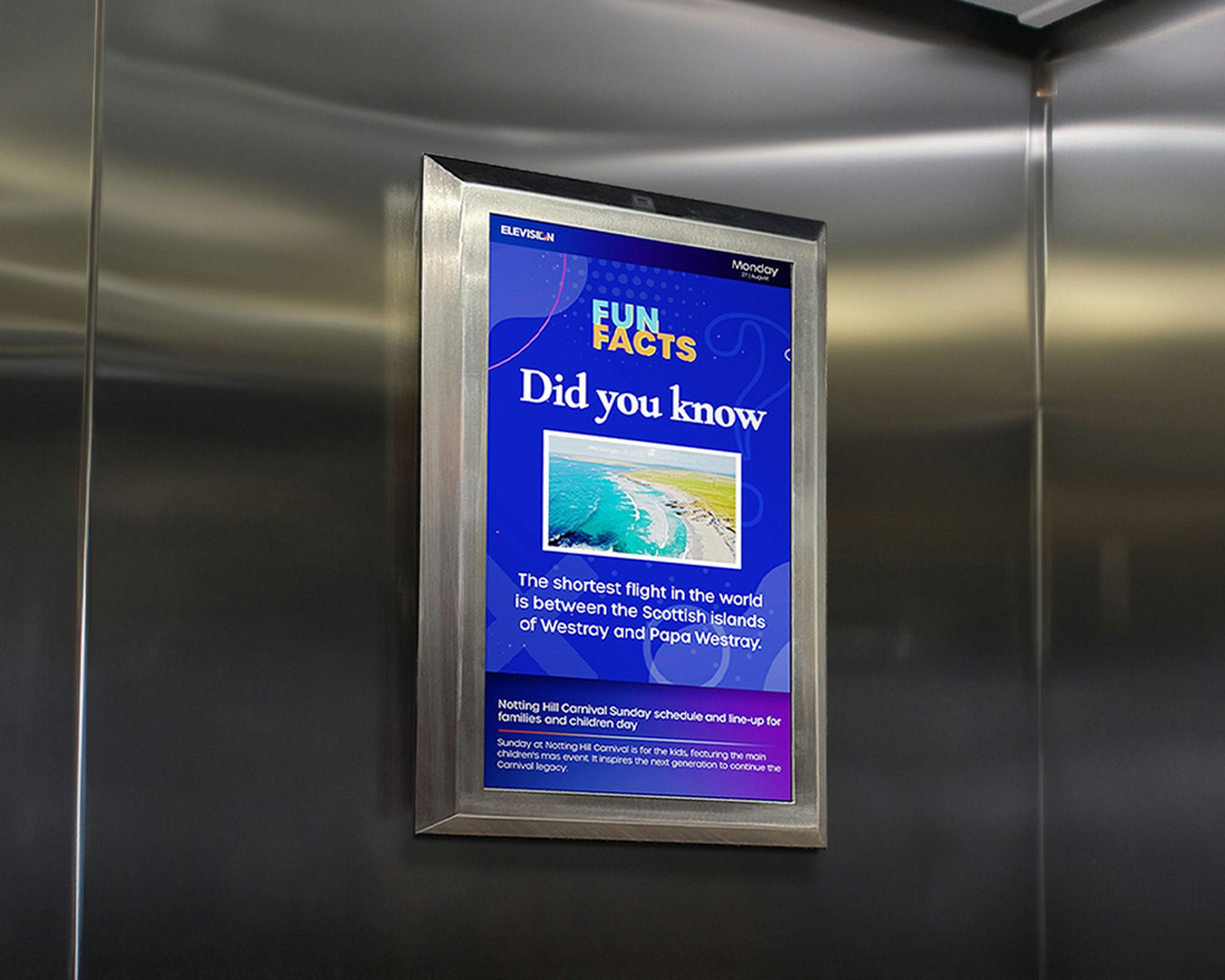 Largest DOOH media network in the UAE- Elevision